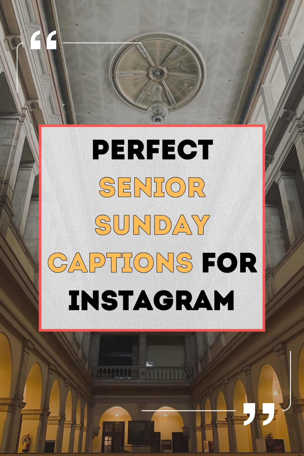 240 Creative and Funny Senior Sunday Captions for Instagram Posts in ...
