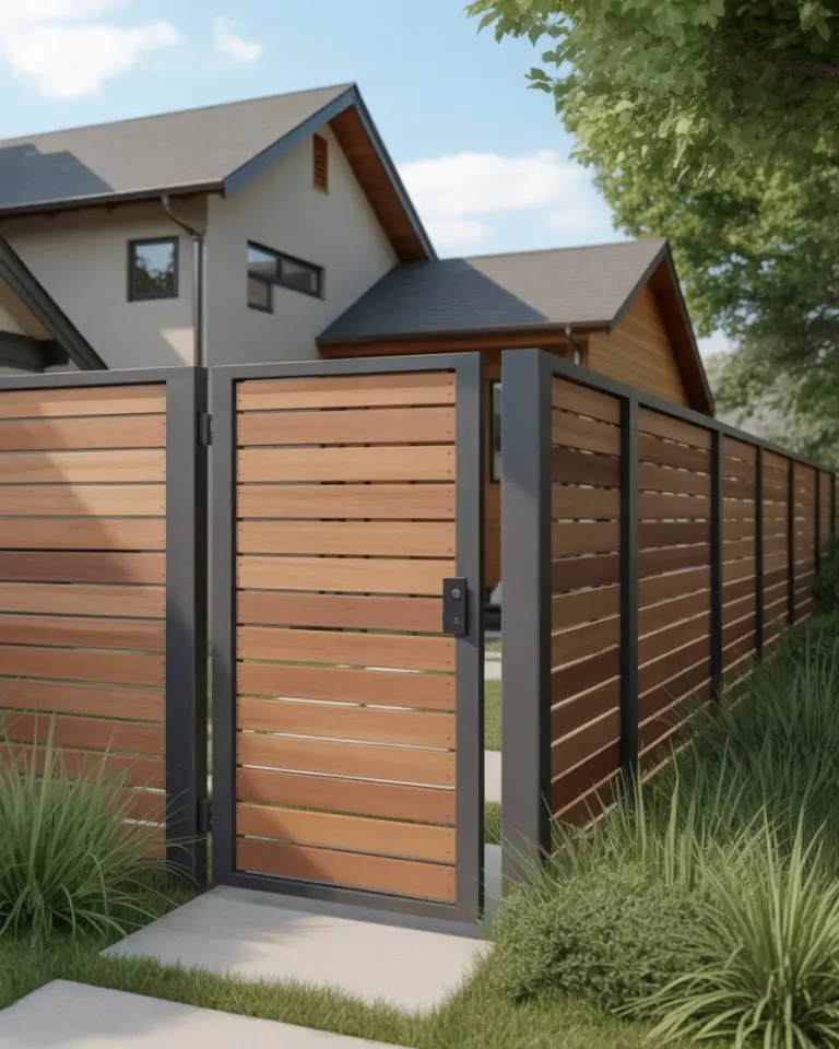 72 Original Home Fence Ideas for 2025 in the Front, for Privacy and in ...