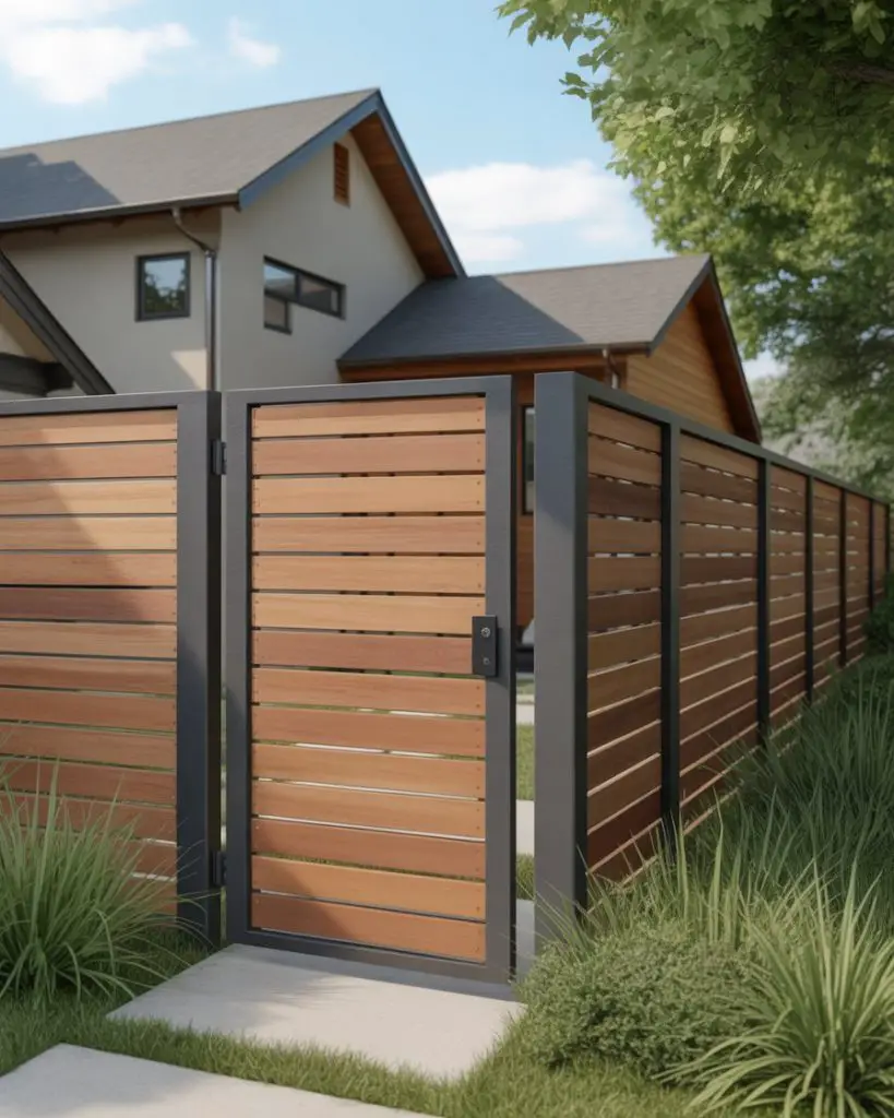 72 Original Home Fence Ideas for 2025 in the Front, for Privacy and in ...