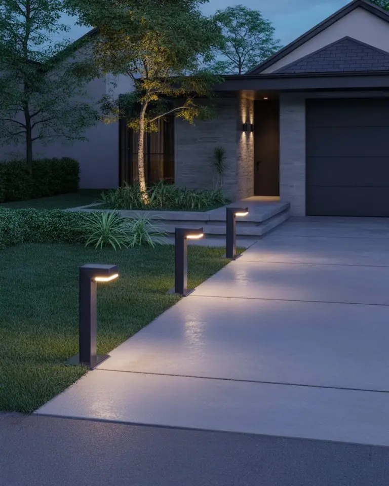 Modern Driveway 76 Ideas 2025: Design Concrete Pavers, Lighting, and ...
