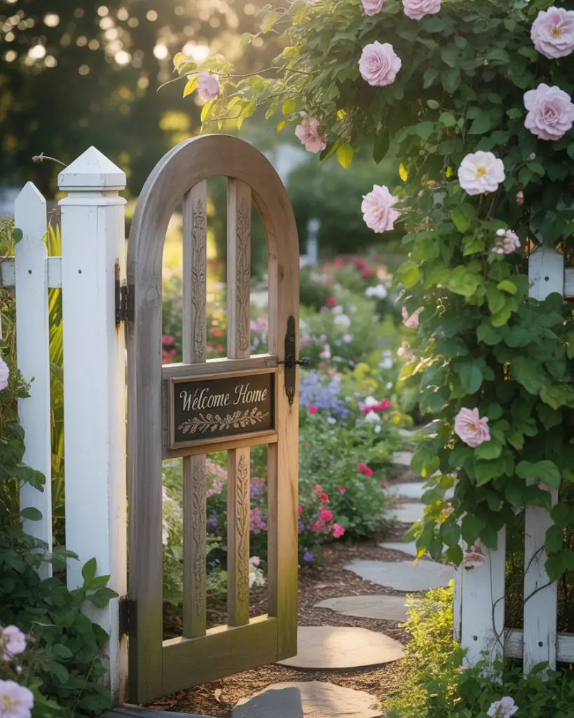 Garden Wood Fence 73 Ideas 2025 for Front Yards, Cottage Gardens ...
