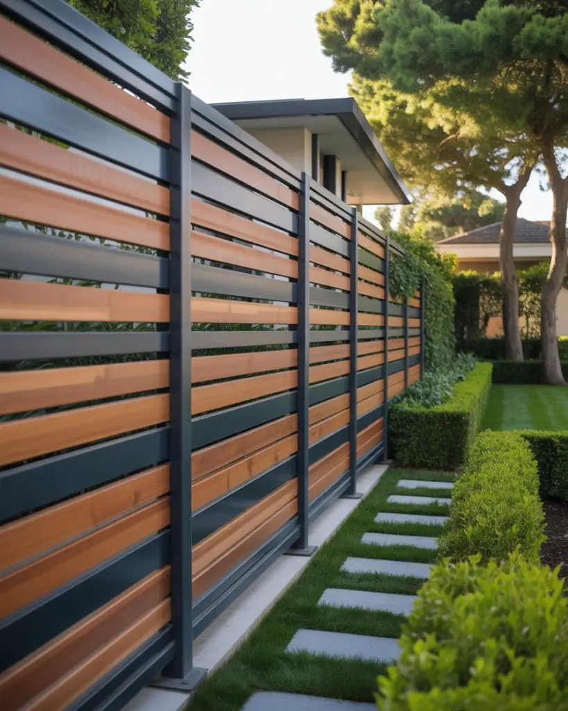 72 Original Home Fence Ideas for 2025 in the Front, for Privacy and in ...