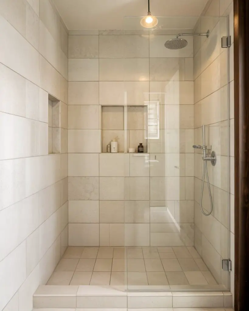 69 Walk In Shower Ideas 2025: Small Bathroom Layouts, Half Walls, No ...