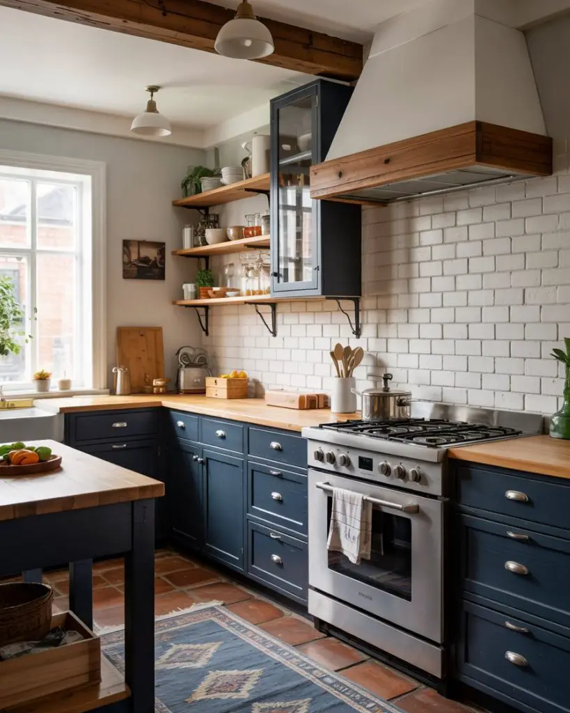 64 Blue Kitchen 2025: Unique Ideas for Cabinets, Islands, Backsplashes ...