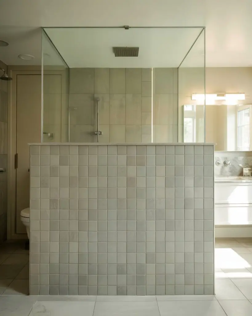 69 Walk In Shower Ideas 2025: Small Bathroom Layouts, Half Walls, No ...