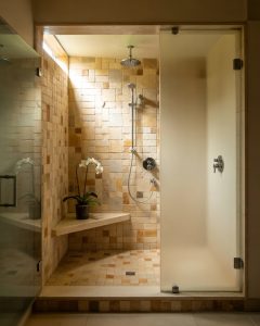 No Door Showers Walk In 2025: 56 Ideas Walk In Half Walls, Small Spaces ...