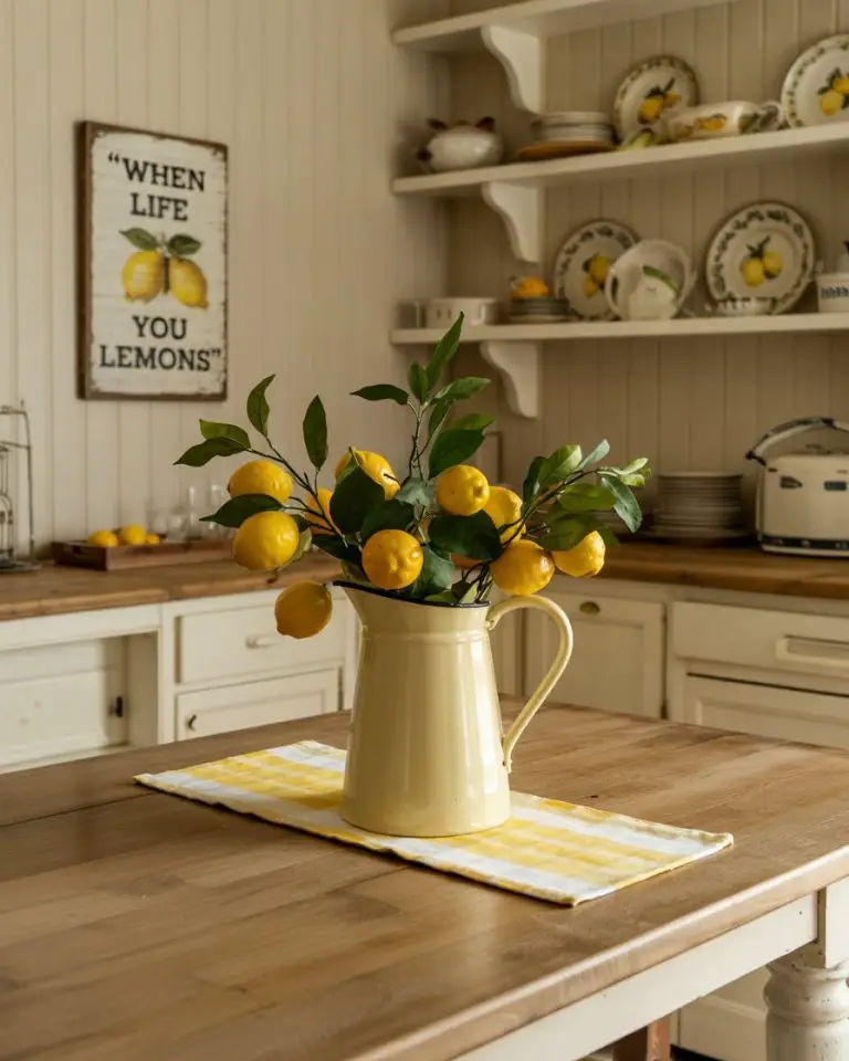 Lemon Kitchen Decor 73 Ideas: Modern, Farmhouse, Italian, and Vintage ...