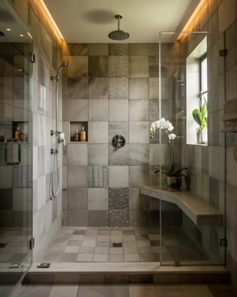 69 Walk In Shower Ideas 2025: Small Bathroom Layouts, Half Walls, No ...