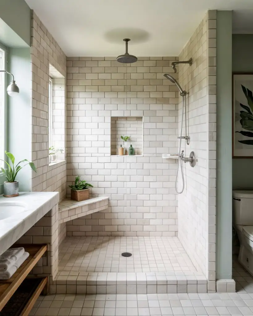 69 Walk In Shower Ideas 2025: Small Bathroom Layouts, Half Walls, No ...