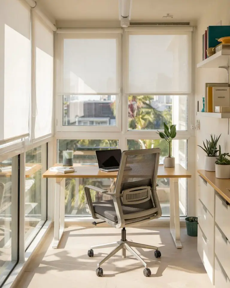 50 Balcony Workspace Ideas 2025 for Small Spaces | Enclosed, Open, Cozy ...