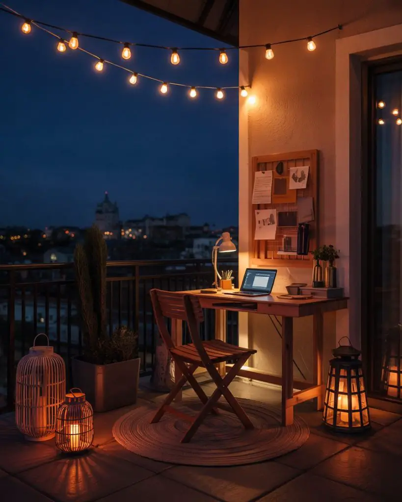 50 Balcony Workspace Ideas 2025 for Small Spaces | Enclosed, Open, Cozy ...