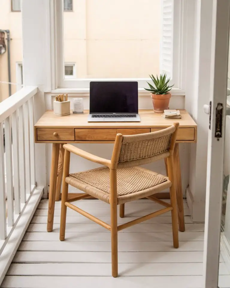 50 Balcony Workspace Ideas 2025 for Small Spaces | Enclosed, Open, Cozy ...