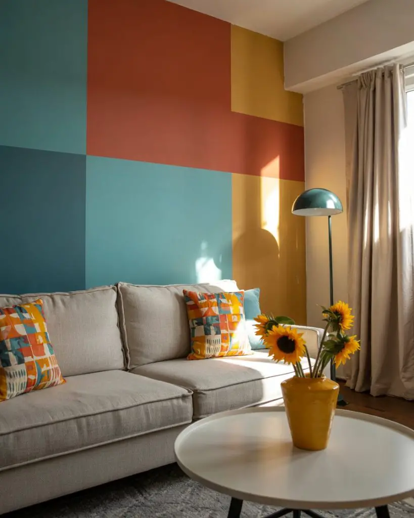 56 Living Room Accent Wall Ideas With Paint, Wallpaper, Color Designs