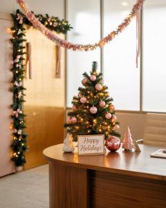 Office Christmas Decorations 2025: 52 Creative Ideas for Cubicles, Desk ...