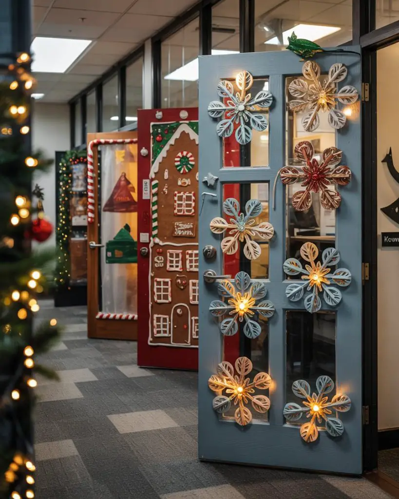 Office Christmas Decorations 2025: 52 Creative Ideas for Cubicles, Desk ...