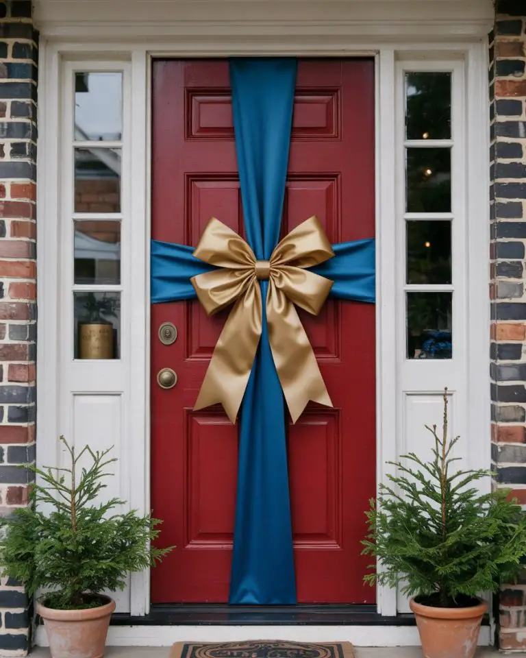 47 Front Door Christmas Decorations 2025 Ideas with Wreaths, Garland ...