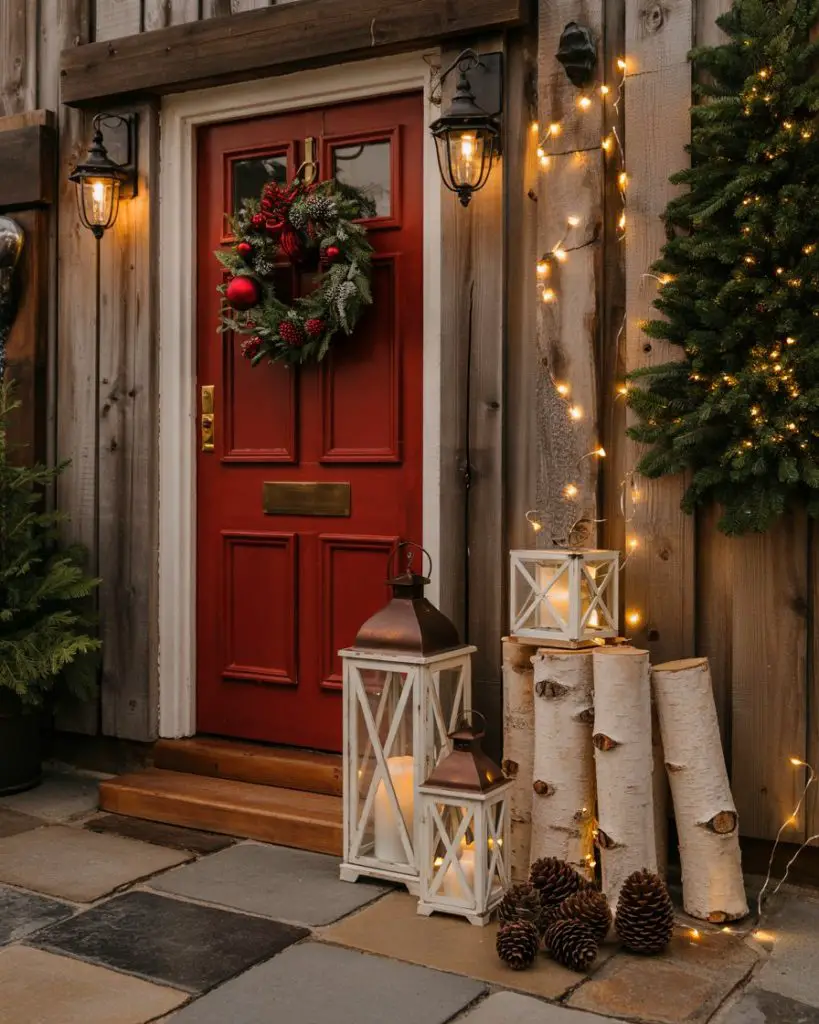 Christmas Door Decorations 2025 Ideas | Rustic, DIY, Modern, Large ...